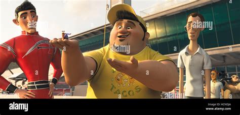 Turbo From Left Guy Voice Bill Hader Turbo Voice Ryan Reynolds In The Hand Of Tito