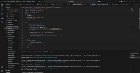 Srimun S S On Linkedin Backenddevelopment Nodejs Qrcodegenerator