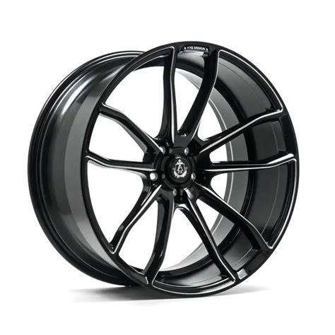 Axe Ex33 Gloss Black And Chamfered 22x9 5x112 35 741mm
