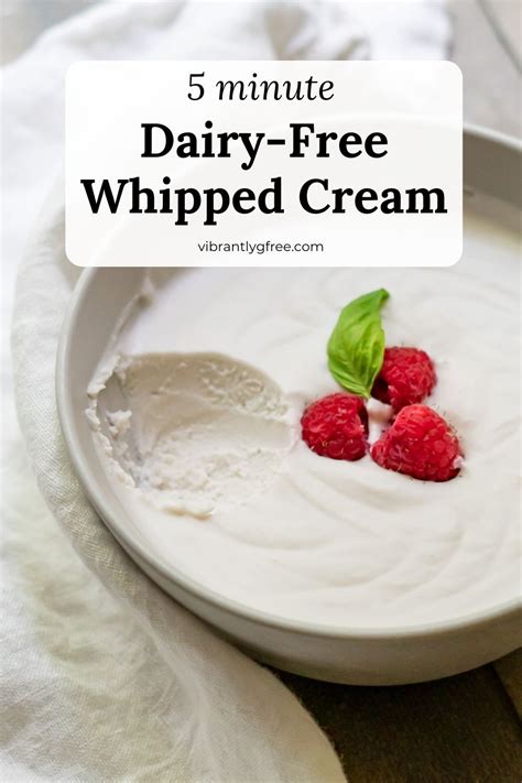 Dairy Free Whipped Cream Recipe Dairy Free Heavy Whipping Cream