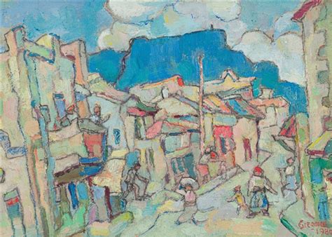 Cape Town Street Scene By Gregoire Johannes Boonzaier On Artnet