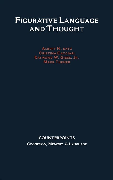 Figurative Language And Thought Counterpoints Cognition Memory And