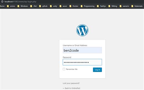 Installing Wordpress With Docker Image Of Xampp Achraf Ben Alaya