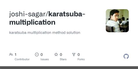 Github Joshi Sagarkaratsuba Multiplication Karatsuba Multiplication Method Solution