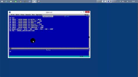 How To Install Run And Use Gw Basic Lesson 19 Youtube