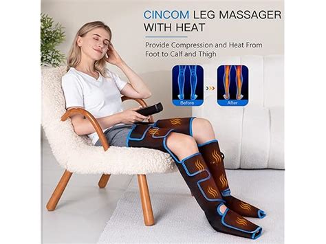 Cincom Leg Massager With Heat And Compression