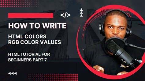 how to write html colors using the rgb and rgba color values hmtl