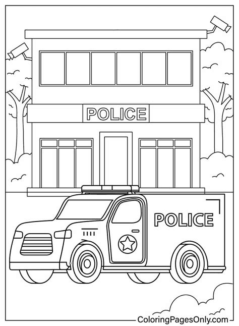 30 Police Car Coloring Pages Free Printable Pdf And Online Coloring