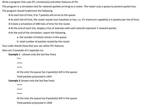 Solved For Coding Please Read About Stl Queues And Review