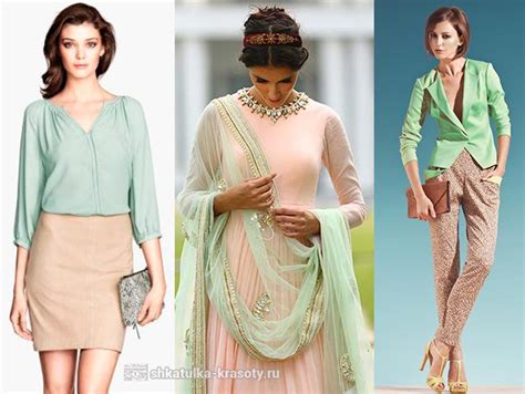 ФИСТАШКОВЫЙ цвет в одежде сочетание и фото Шкатулка красоты