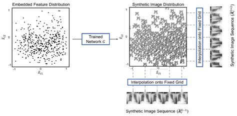 Process To Generate Synthetic Image Sequence For Each Embedded Feature