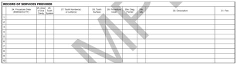 Crucial ADA Claim Form Boxes EAssist Dental Billing