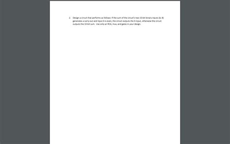 Solved 1 You Have The Following Top Level Design With 4 Bit