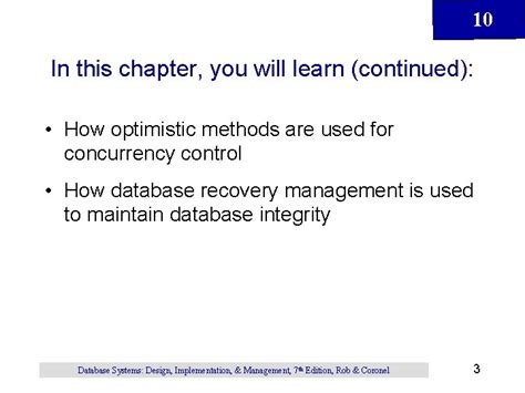 Chapter Transaction Management And Concurrency Control