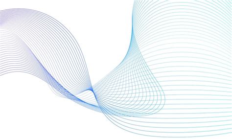 Premium Vector Abstract Blue Gradient Wave Element For Design Stylized Line Art