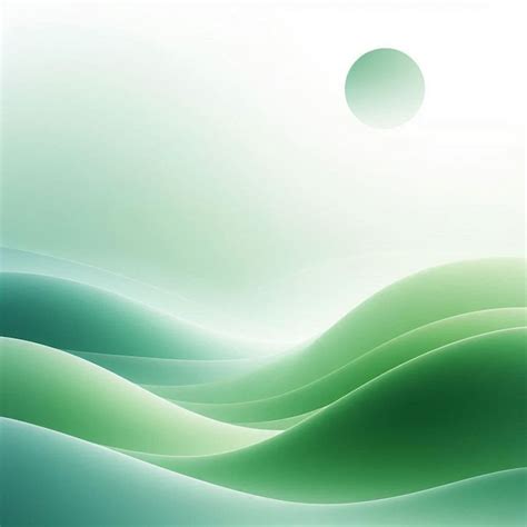 White Green Gradient Background Premium Ai Generated Image