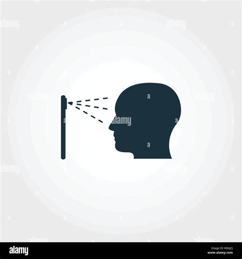 Face Recognition Creative Icon Premium Style Design From Visual Device