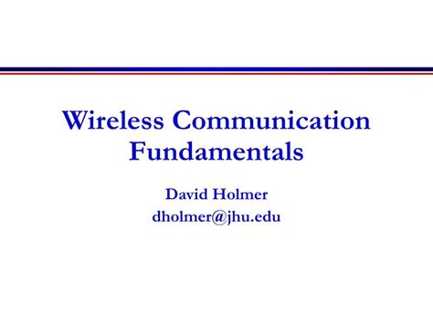 Ppt Wireless Communication Fundamentals Powerpoint Presentation Free Download Id1829719