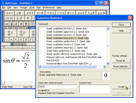 Mathtype 69 Full Feature List