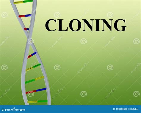 Cloning Biotechnology Concept Stock Illustration Illustration Of