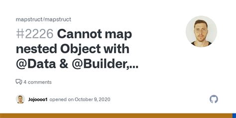 Cannot Map Nested Object With Data And Builder Throwing No Read