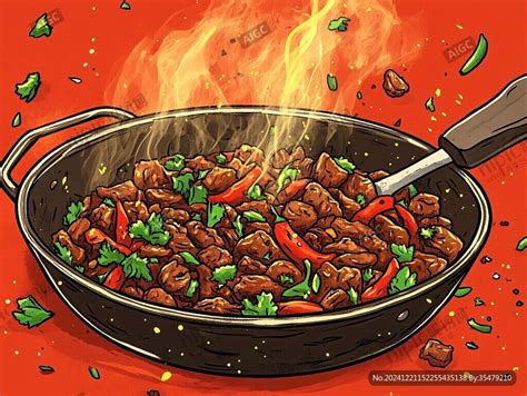 Ai创作图烈火牛肉插画 大锅卤肉插画 红焖羊肉插画 爆炒插画 铁锅鸡插画 干锅插画 干锅旱鸭插画 地锅鸡插画 干锅鸡插画 牛杂煲插画 爆炒腰花插画 酱焖鸡插画 牛肉酱插画 喇嘛炖肉插画 铁锅焖