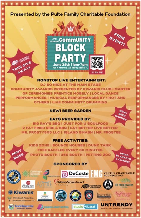 Best Of Delray Beach Come Out This Saturday June 24 To The Ejs Block Party The Tree Give