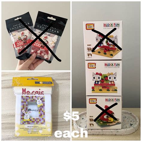 Bnib Lego Lego Kit Iblock Fun Loz Diamond Block Mosaic Frame Kit Frame Kit Photo Frame