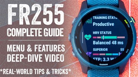 Garmin Forerunner 255 255s The Complete Tutorial How To User Interface Guide Youtube