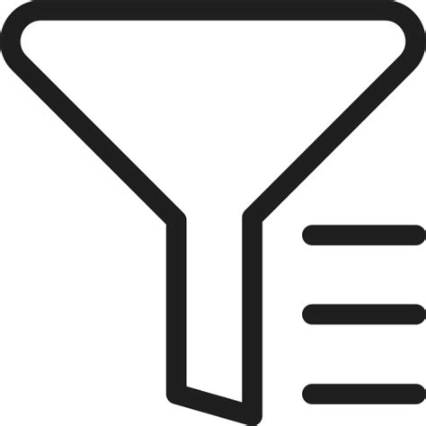 Filter Funnel Icon Download On Iconfinder On Iconfinder