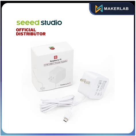 White 27w Usb C Pd Power Supply For Raspberry Pi 5 Shopee Philippines