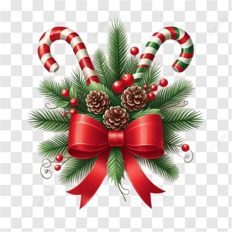 이미지는 빨간색과 금색 장식이 달린 녹색 전나무 가지로 구성된 크리스마스 테두리 상단의 디지털 그림입니다 리본 별도 전체에 흩어져 있으며 축제 터치 배경 흰색 만들기 색상