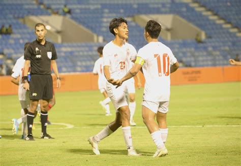 အာရှ ယူ ၂၀ ခြေစစ်ပွဲတွင် မော်လ်ဒိုက်ကို အနိုင်ရခဲ့သည့် မြန်မာအသင်း