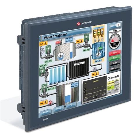 Large Touchscreen Hmi Offers Full Plc Capability Plc Built Into 12 1 In
