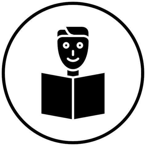 Premium Vector Reading Icon Style