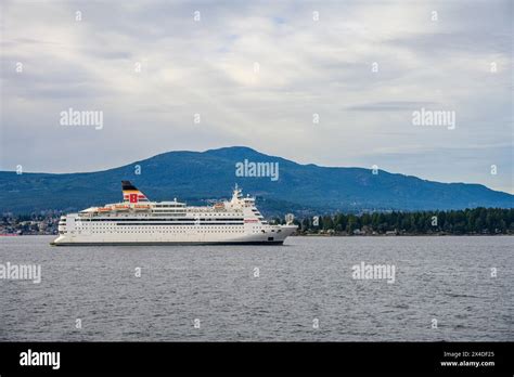 Nanaimo Bc Canada February 19 2024 The Mv Isabelle A Re Purposed Cruise Ship Retrotitted By