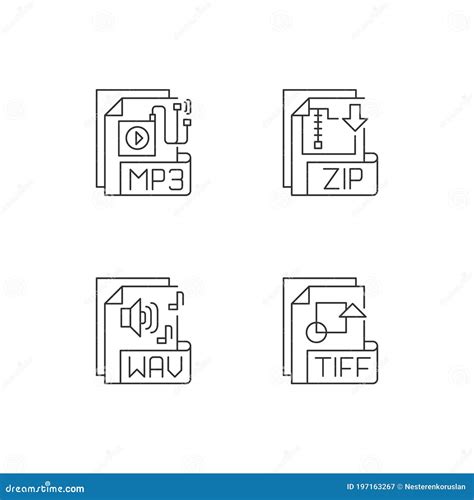 Linear Tiff Icon From File Type Outline Collection Thin Line Tiff