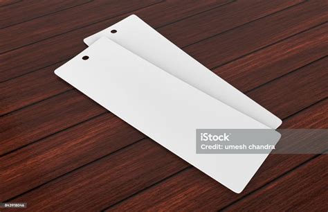 빈 태그 또는 레이블 및 책갈피 또는 Bookmarker 템플릿 디자인에 대 한 백색과 최대 모의 3d 렌더링 그림입니다 0명에 대한 스톡 사진 및 기타 이미지 Istock