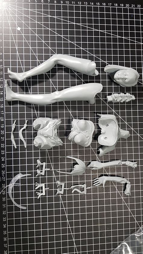 Sexy Female Robot Resin Model Unpainted Self Assembled Fantasy Etsy