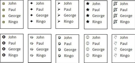 How To Choose A Bullet Character Size And Color In PowerPoint 2007 Dummies