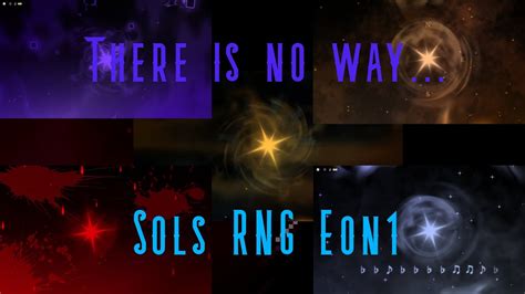 Compilation Of My Globals Gotten In Sols Rng Eon1 Crix Youtube