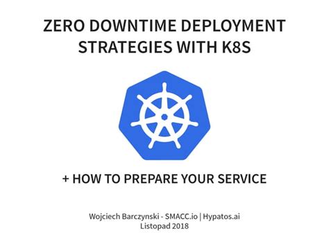 zero downtime deployment of micro services with kubernetes ppt