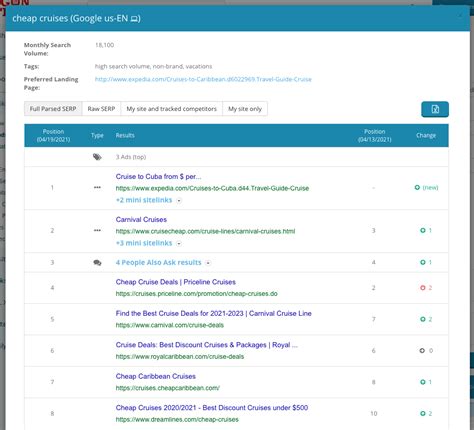 New API Endpoint SERP Rankings Dragon Metrics