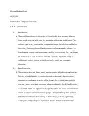 IDS MILESTONE ONE Docx Chynna Chatman Jones Southern New Hampshire University
