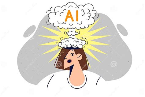 woman shocked by advent ai tech and capabilities of neural networks and