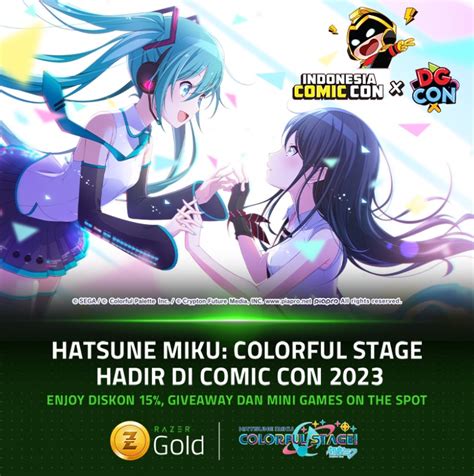 Hatsune Miku Colorful Stage Hadir Di Icc Kolaborasi Dengan Razer Gold Dunia Games