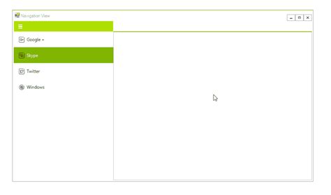Display Modes Navigation View Telerik Ui For Winforms