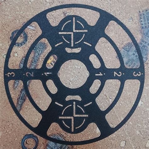 Warhammer 40k Objective Markers Super Thin 3d Printed Plastic Set Of 6