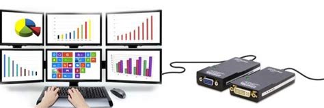 Plugable Usb 2 0 Vga Adapter For Multiple Monitors Usb Vga 165 Solid Signal