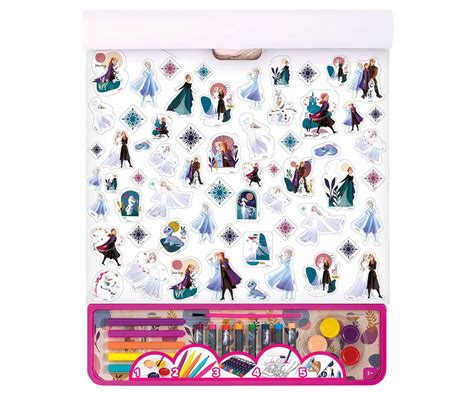 Комплект книжка за рисуване Гига блок 5в1 Замръзналото кралство КОМСЕД